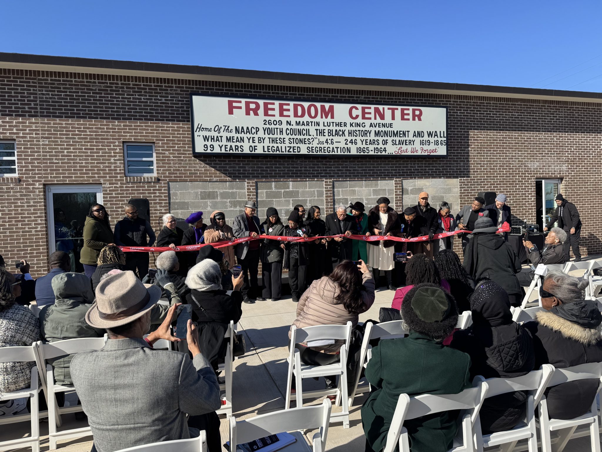 Freedom Center Reopens with Ribbon Cutting - Front Page - The Black ...